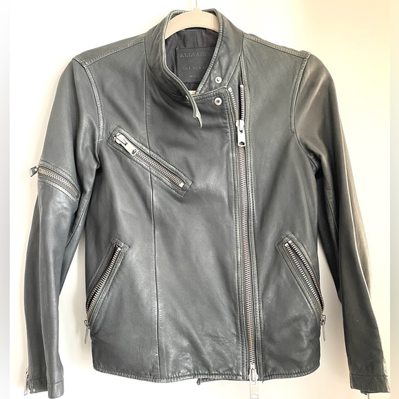 All Saints | Jackets & Coats | All Saints Leather Jacket | Poshmark